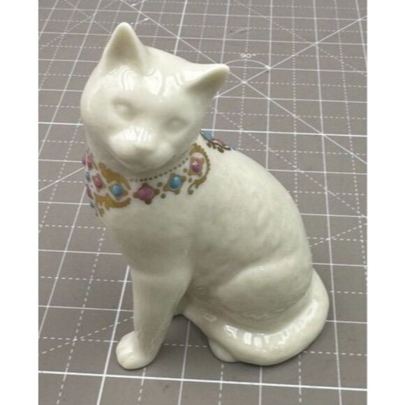 Lenox | Accents | Retired Lenox Jewels Collection Seated Porcelain Cat ...